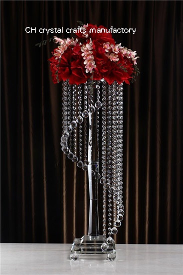 wedding centerpieces crystal flower stand